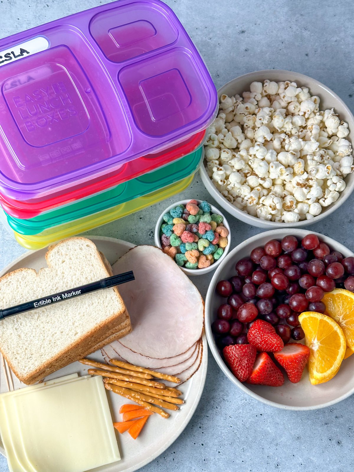 Snowman Sandwiches (Easy Kid Food Art Idea) - The Tasteful Tribe