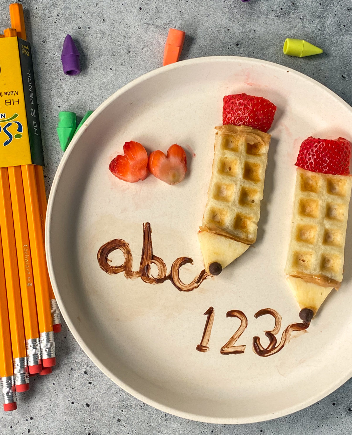 How to Make: Back to School Kids Waffle Pencils - The Tasteful Tribe