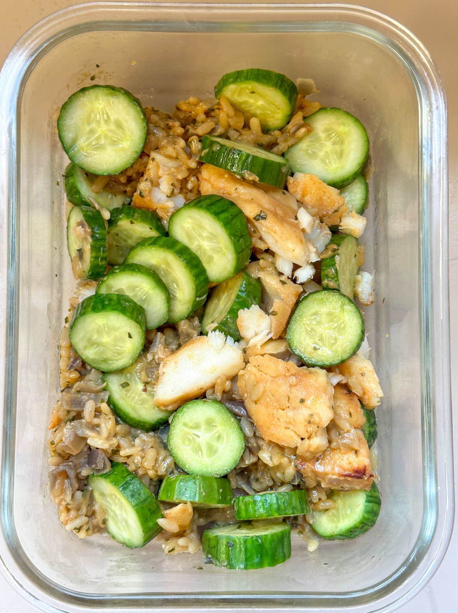 One Pan Blackened Cod and Creamy Garlic Risotto - The Tasteful Tribe