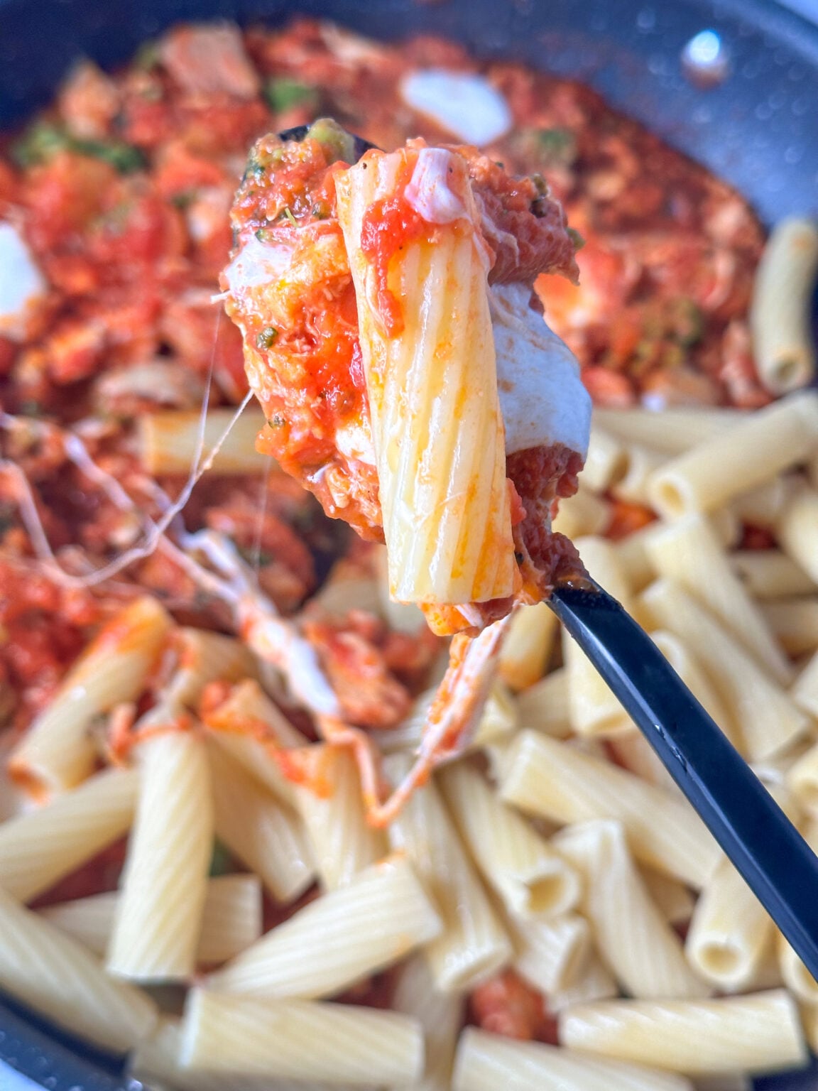 15 Minute Chicken and Vegetable Marinara Pasta (Simple Skillet Recipe ...