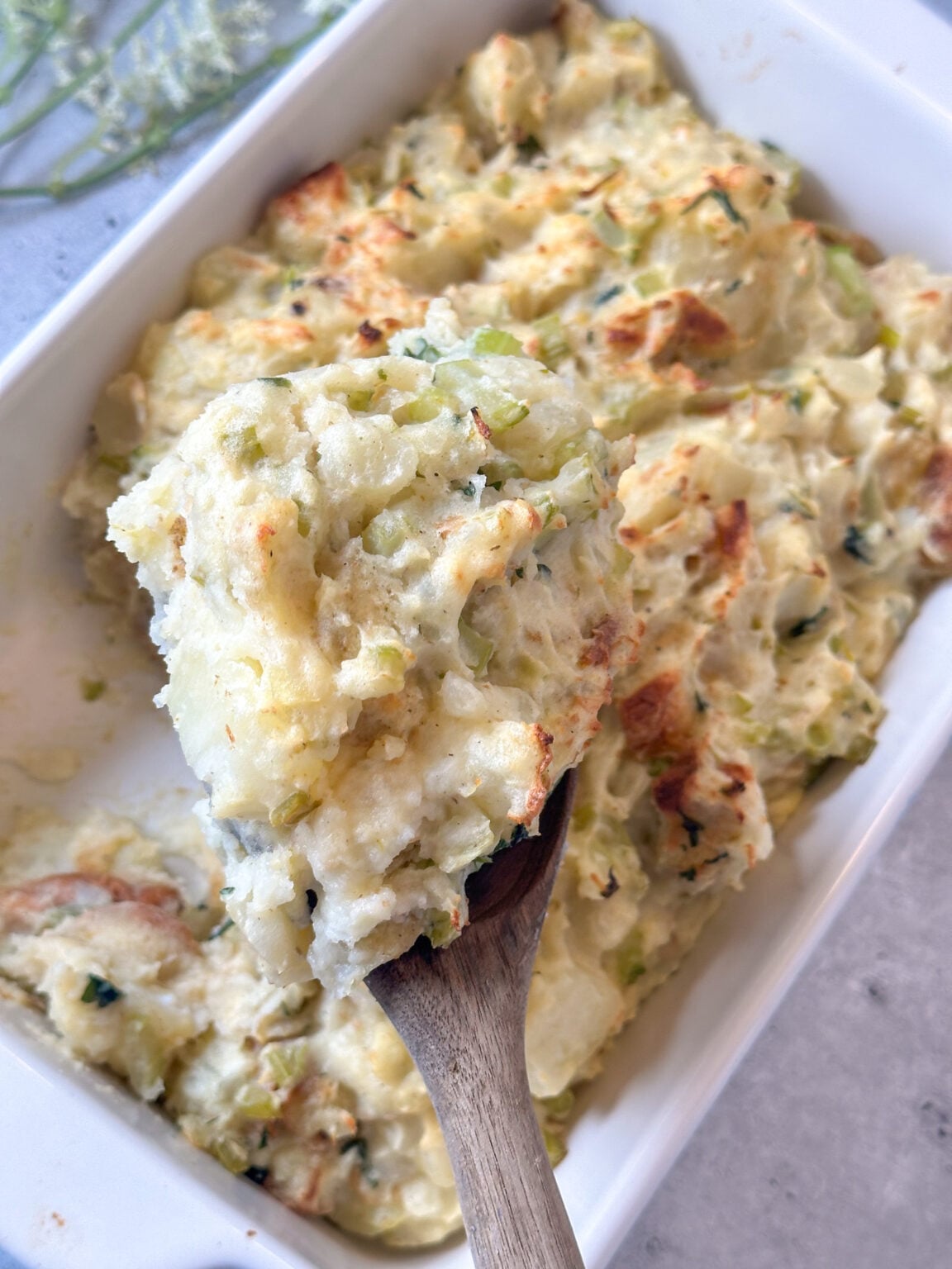 Better Than Grandma's PA Dutch Potato and Bread Stuffing - The Tasteful ...