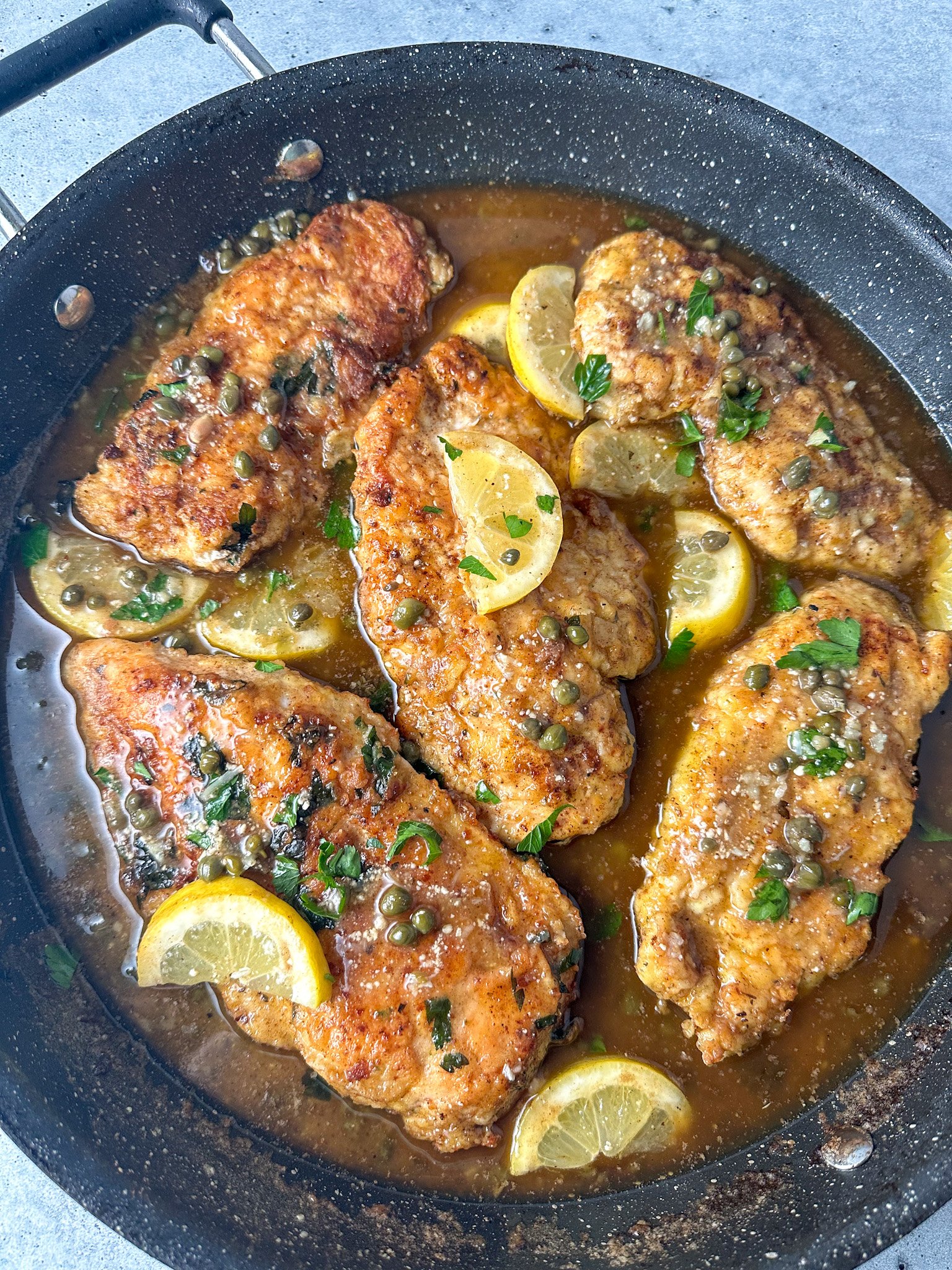 Easy Lemon Chicken with Caper Sauce (Chicken Piccata) - The Tasteful Tribe
