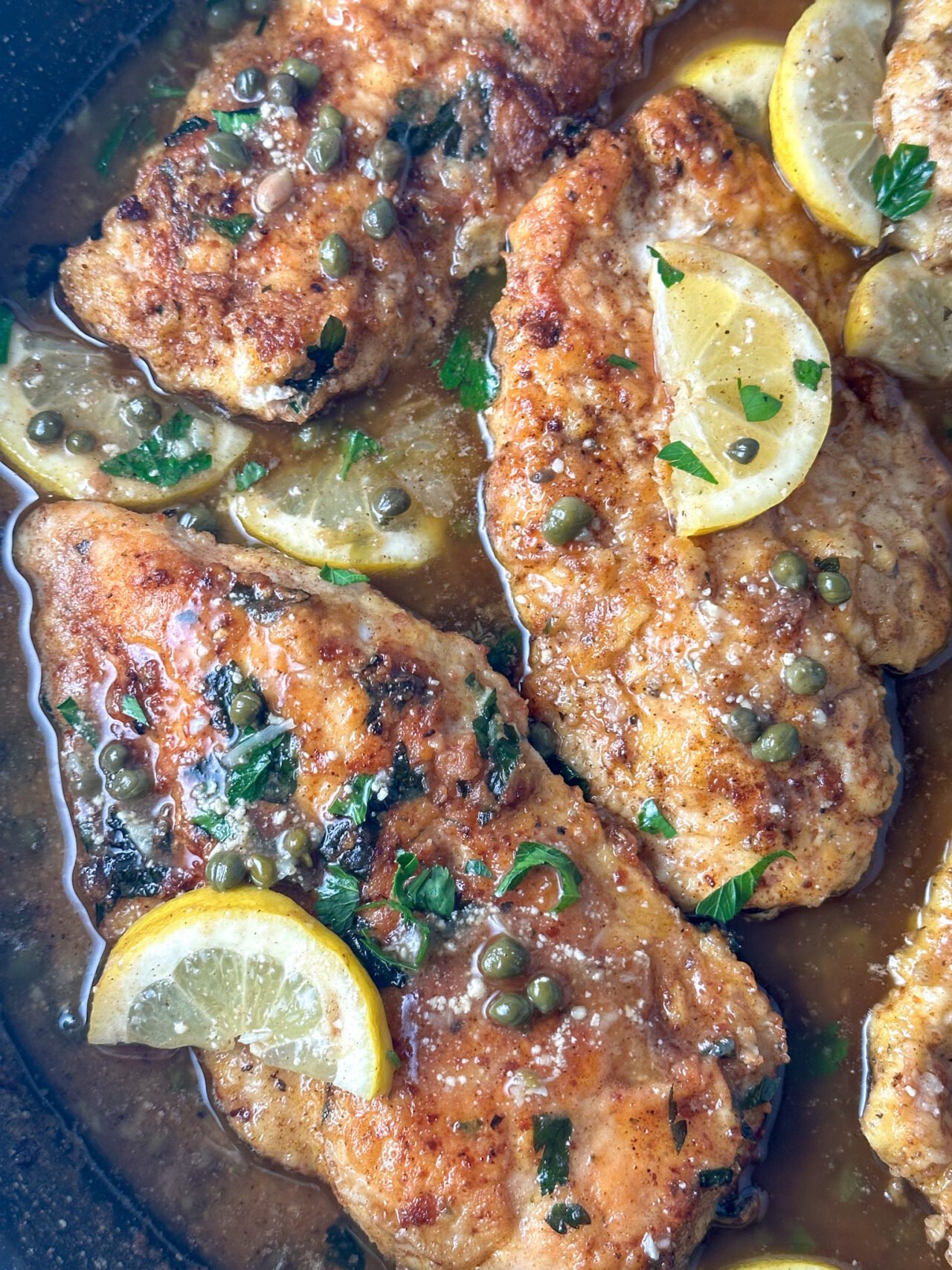 Easy Lemon caper Chicken (Chicken Piccata) - The Tasteful Tribe