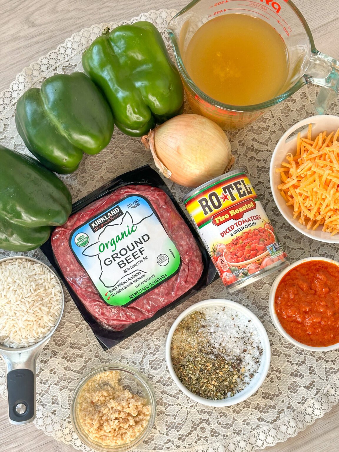 Easy Stuffed Pepper Skillet (One Pan Meal!) - The Tasteful Tribe