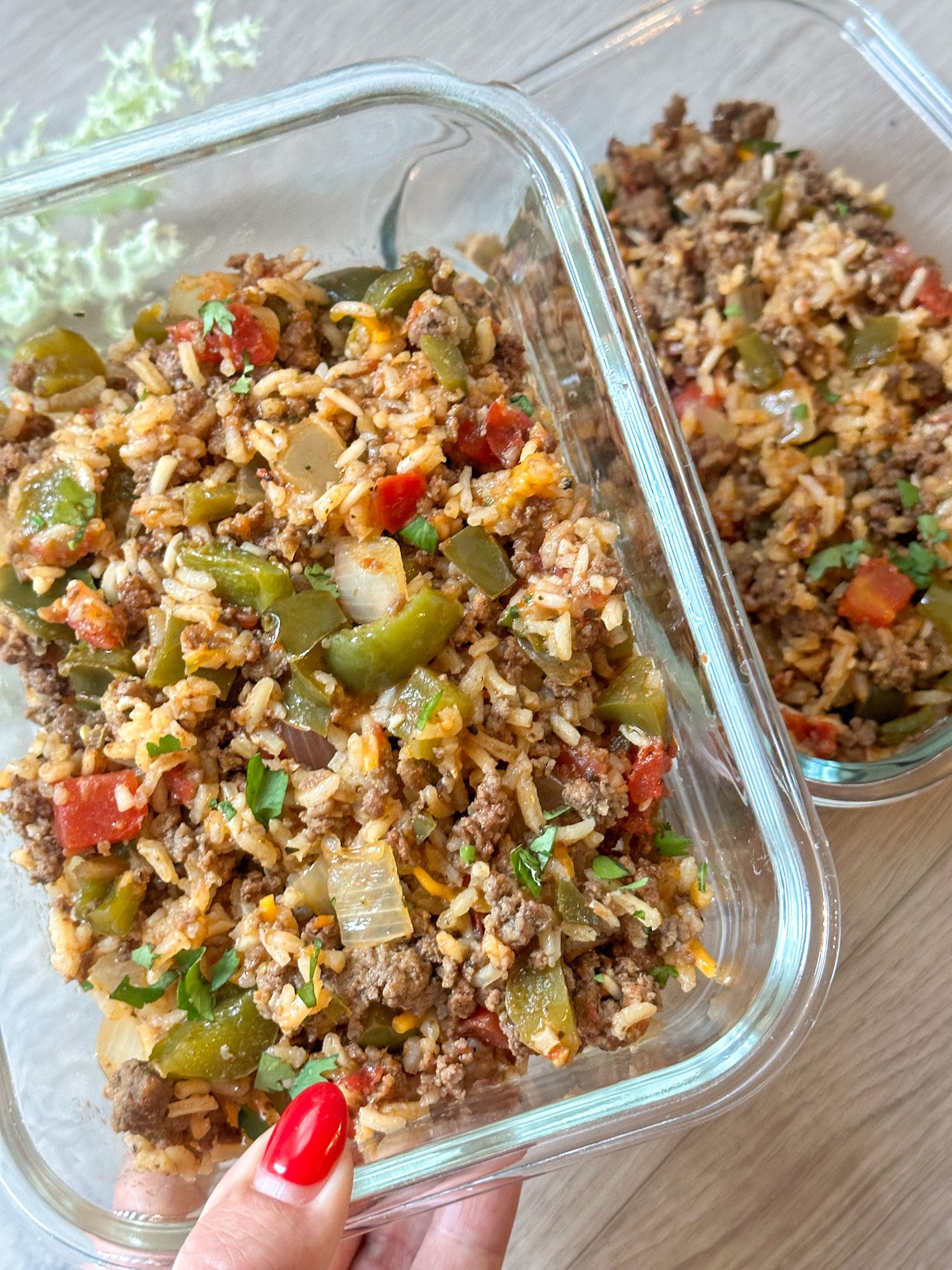 Easy Stuffed Pepper Skillet (One Pan Meal!) - The Tasteful Tribe