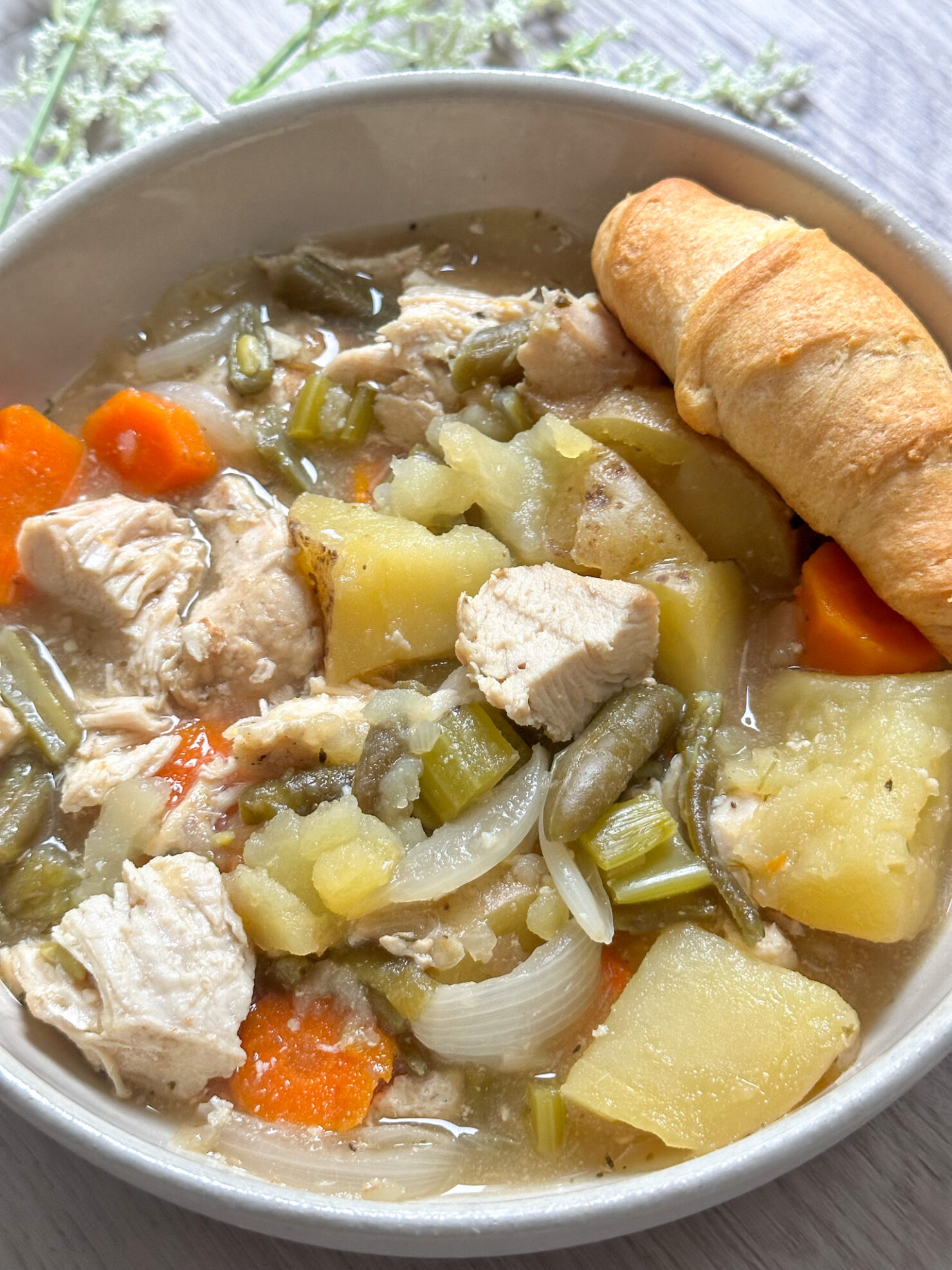 Delicious and Easy Slow Cooker Chicken Stew Recipe - The Tasteful Tribe