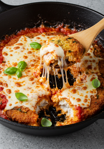 Easy Crispy Fish Parmesan (Better Than Chicken Parm!) - The Tasteful Tribe