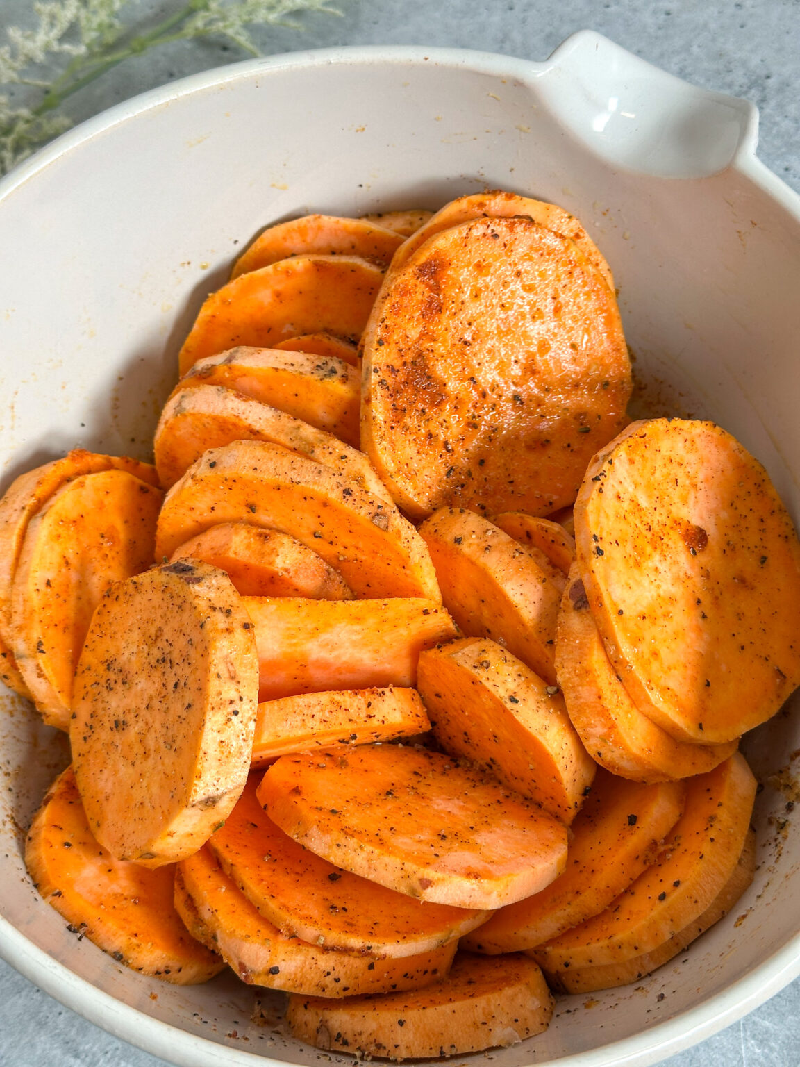 The Best Hot Honey Sweet Potato Bake (Protein Packed!) - The Tasteful Tribe